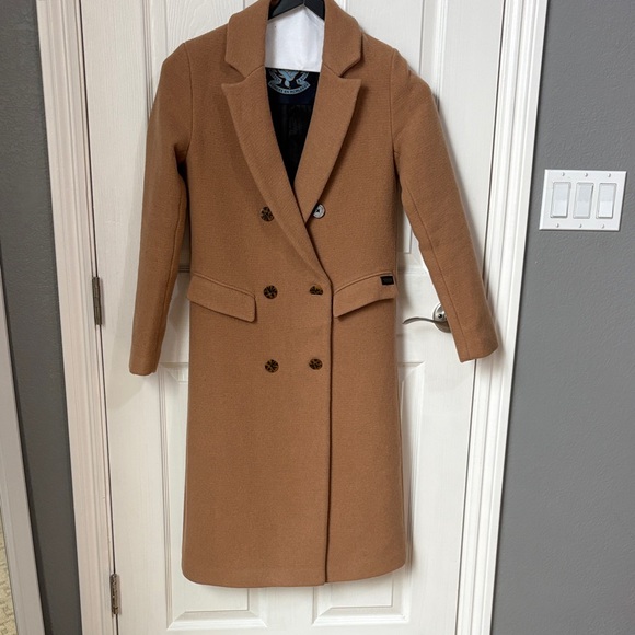 Scotch & Soda | Jackets & Coats | Scotch Soda Womens Doublebreasted Tan ...